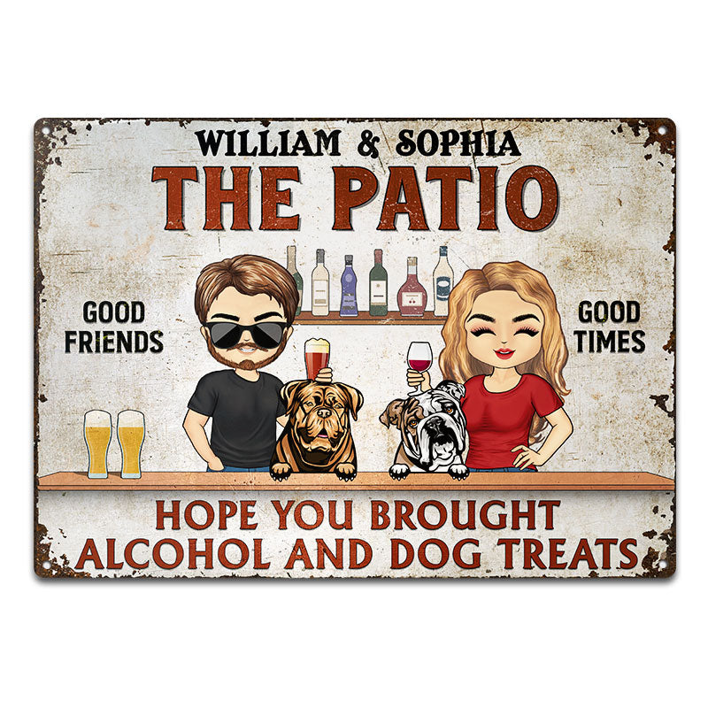 Hope You Brought Alcohol And Dog Treats Chibi Couple Husband Wife - Ba ...