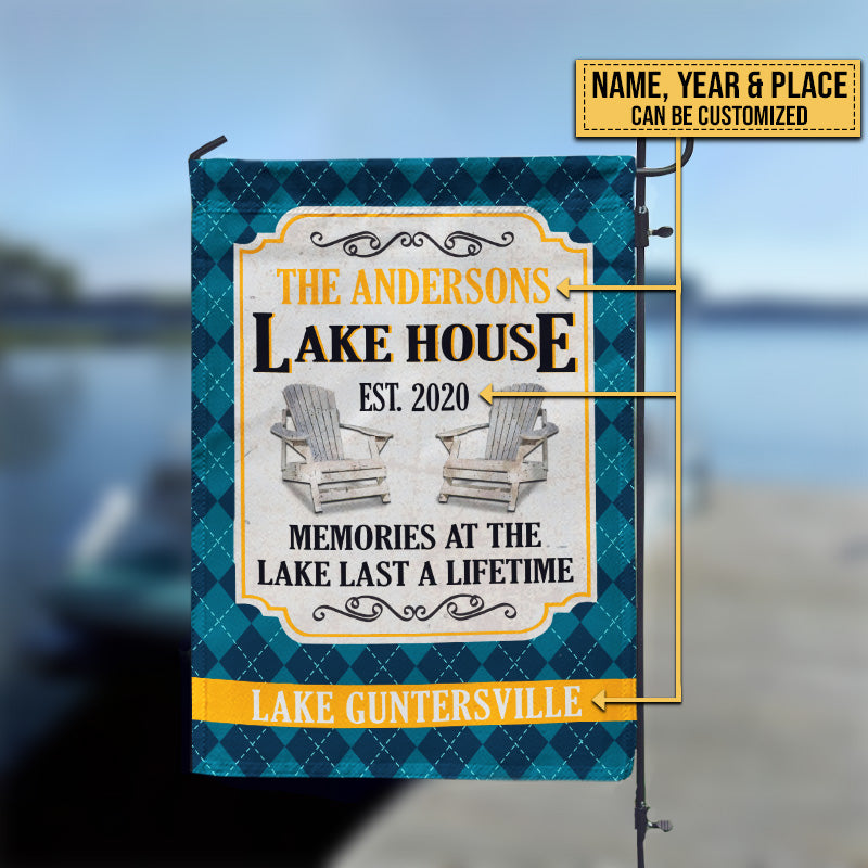 Personalized Lake House Memories Custom Flag – The Next Custom Gift