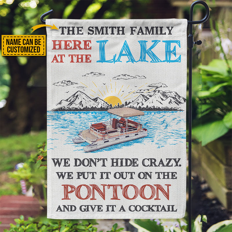 Personalized Pontoon We Don't Hide Crazy Customized Flag – The Next ...